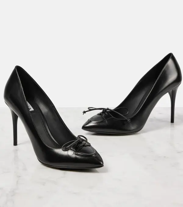 Alaïa 90 Leather Pumps