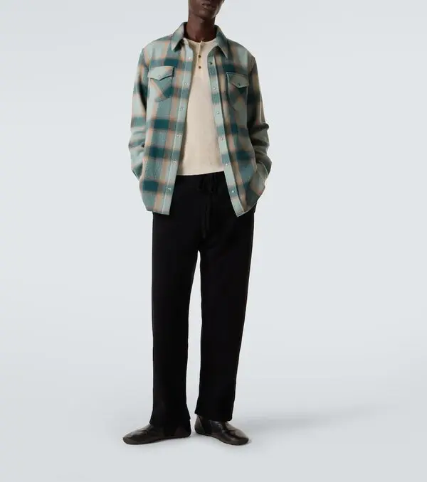GOD'S TRUE CASHMERE Knitted Cashmere Straight Pants
