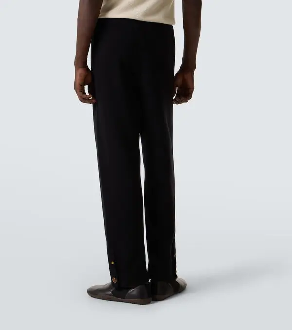 GOD'S TRUE CASHMERE Knitted Cashmere Straight Pants