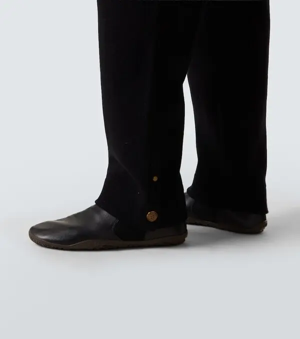 GOD'S TRUE CASHMERE Knitted Cashmere Straight Pants