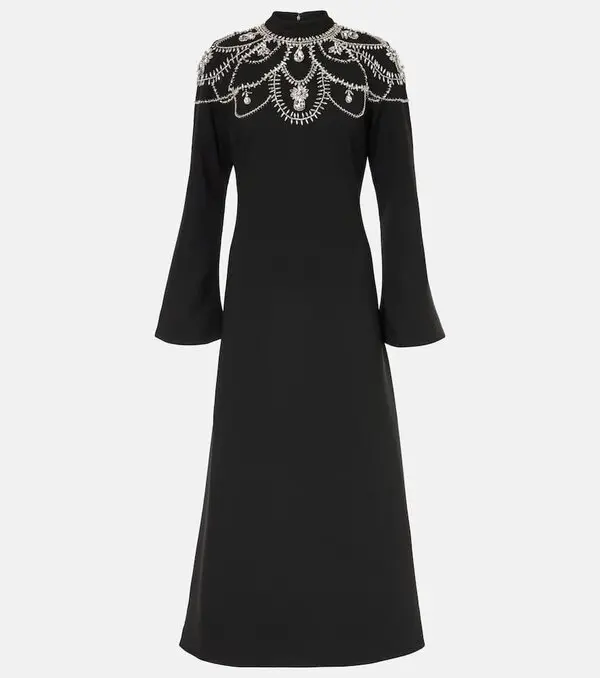 Simkhai Odetta Embellished Midi Dress
