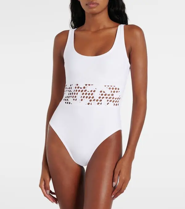 KARLA COLLETTO Aster Embroidered One-piece Swimsuit