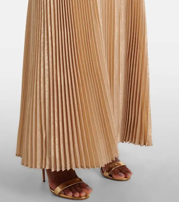 Simkhai Varenya Pleated Midi Dress