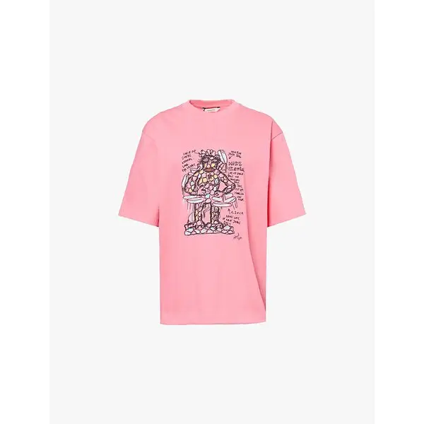Holzweiler X Caviar Kaspia X Bjarne Melgaard Graphic T-Shirt