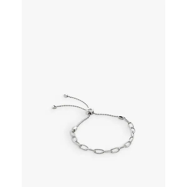 Monica Vinader Corda Link Friendship Chain Bracelet - Sterling Silver
