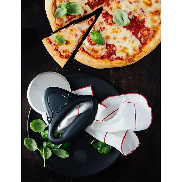 MICROPLANE Logo-embossed Stainless-steel Pizza Cutter 16.5cm