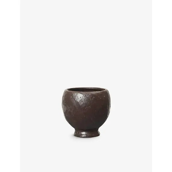 FERM LIVING Doro Glazed-terracotta Cup - Coffee