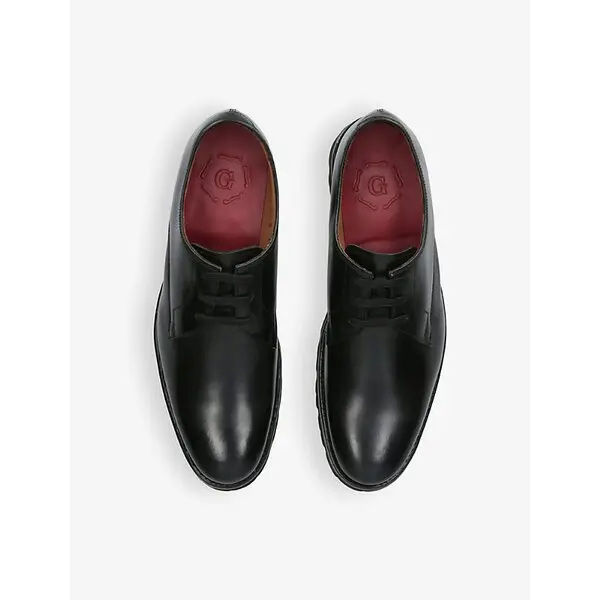 Grenson Gardener Lace-up Leather Derby Shoes - Black