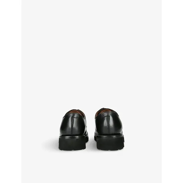 Grenson Gardener Lace-up Leather Derby Shoes - Black