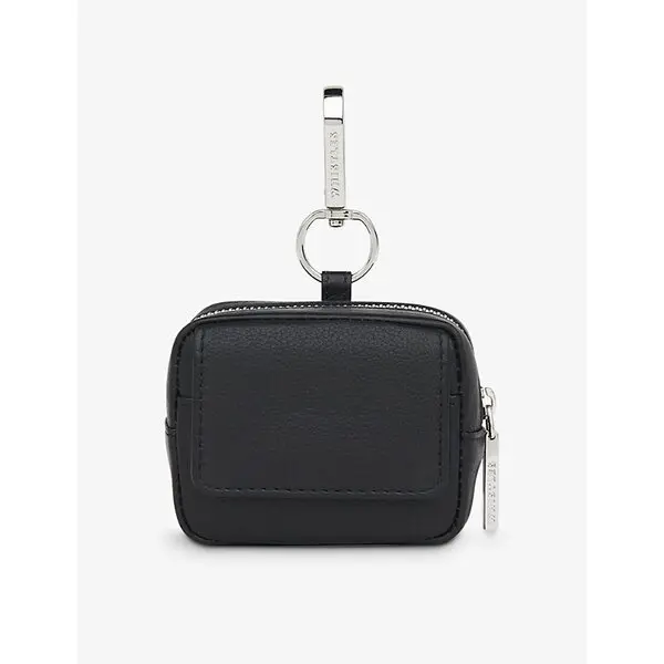 Whistles Bibi Leather Keyring - Black