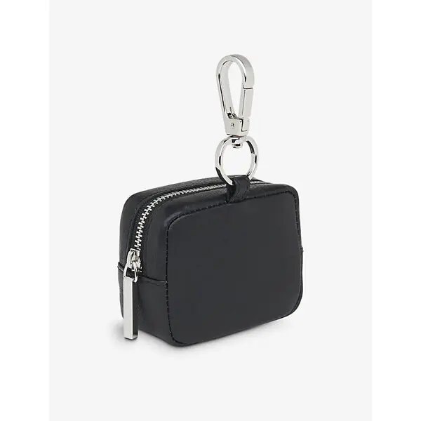 Whistles Bibi Leather Keyring - Black