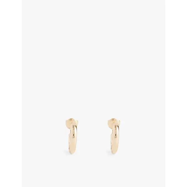 Bottega Veneta Open Drop Earrings - Yellow Gold