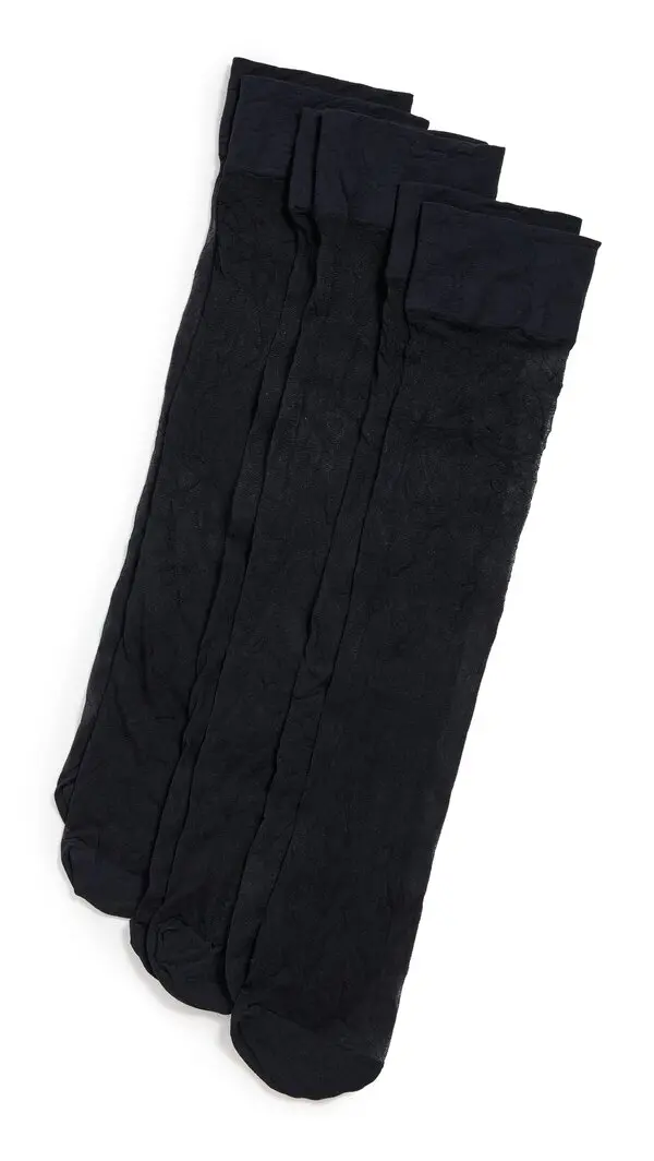 STEMS Essential Sheer Knee High Socks Set Of Three