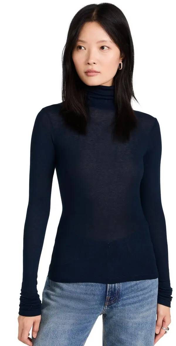 Sold Out NYC The Cashmere Turtleneck - Navy