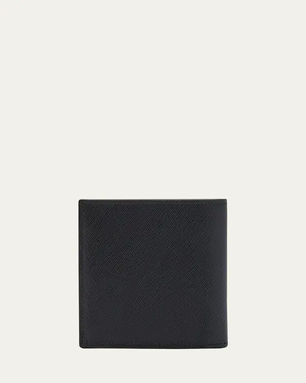 Montblanc Saffiano Leather Sartorial Bifold Wallet - Black