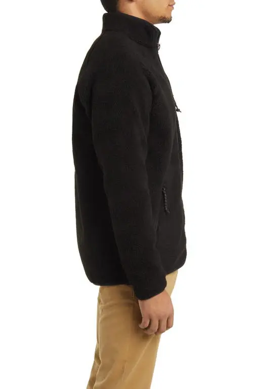 Fjallraven Vardag Pile Fleece Zip Jacket - Black