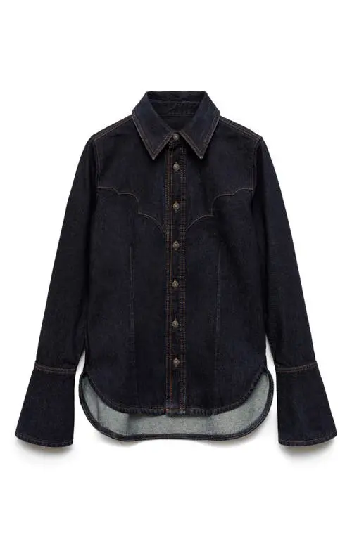 Mango Western Denim Shirt