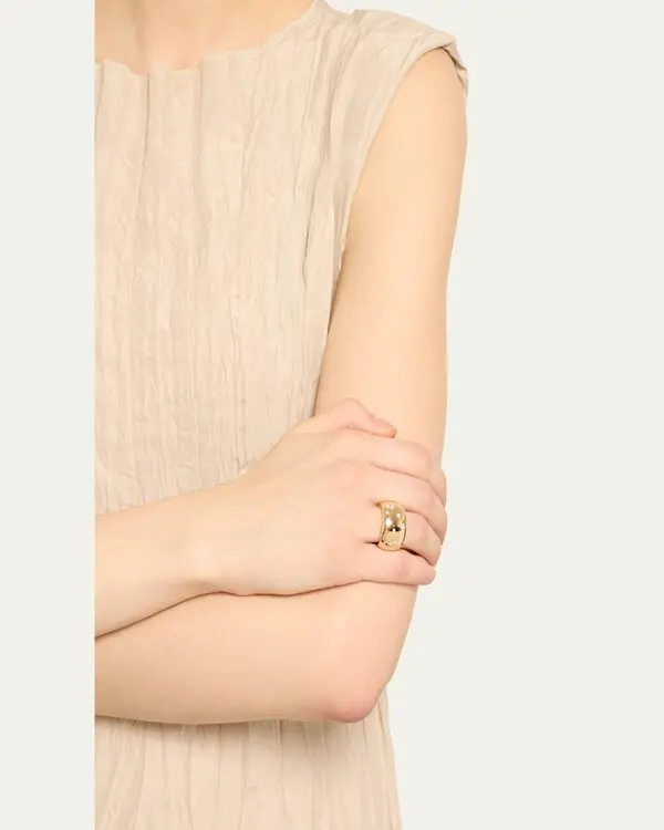 Verdura 18k Yellow Diamond Constellation Band Ring