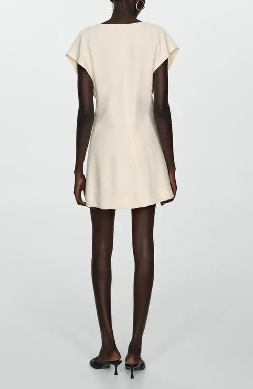 Mango Lace Trim Dress In Ecru - 60% Off | Editorialist