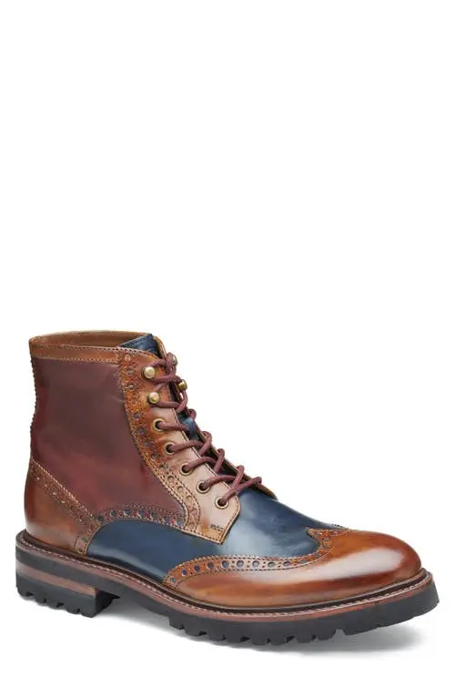 Johnston & Murphy Dudley Wingtip Lug Boot