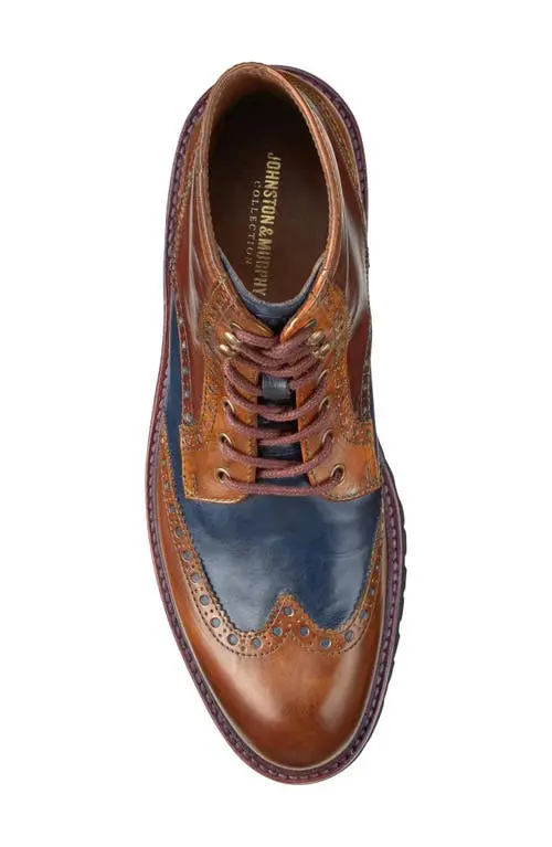 Johnston & Murphy Dudley Wingtip Lug Boot