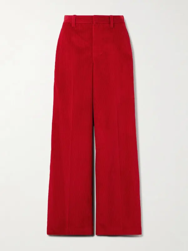 Brunello Cucinelli Cotton-corduroy Wide-leg Pants