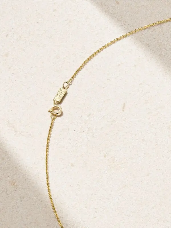 JENNIFER MEYER 18-karat Emerald Chain Necklace