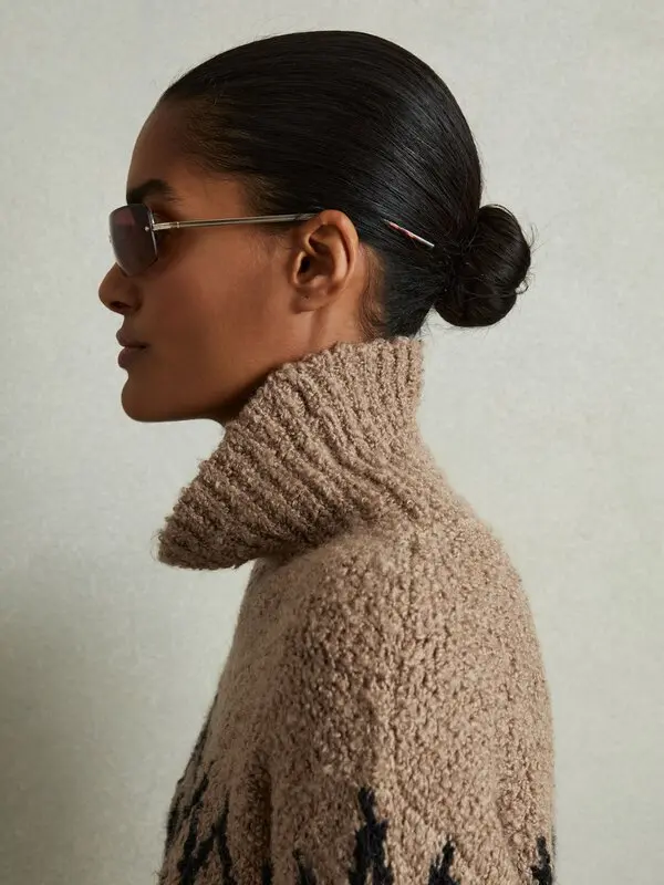 REISS Bobbi Fairisle Knit Jumper