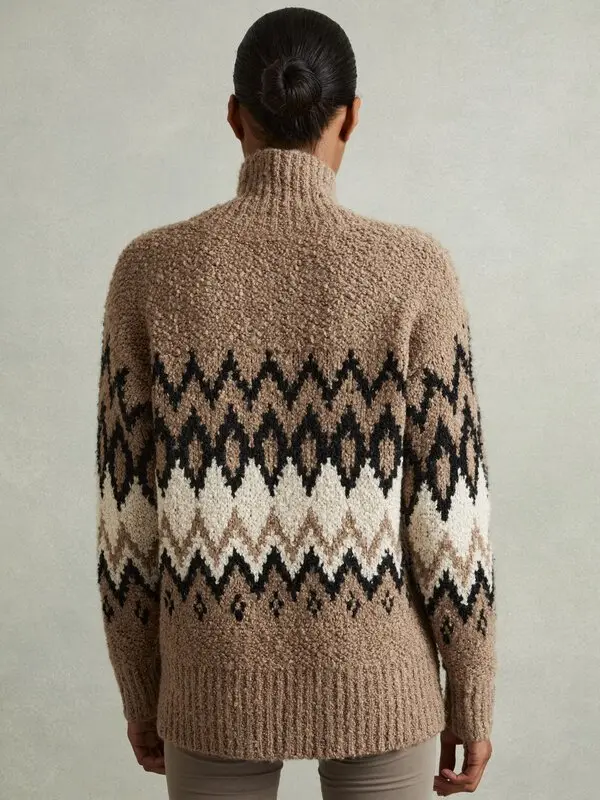REISS Bobbi Fairisle Knit Jumper