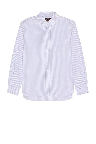 BEAMS B.d Oxford Candy Stripe