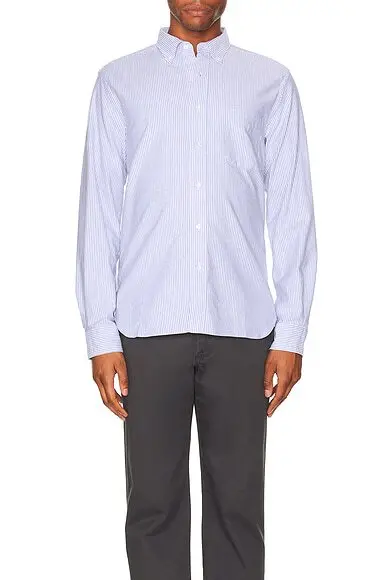 BEAMS B.d Oxford Candy Stripe