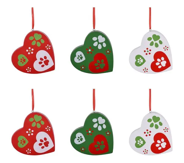 TEMP-TATIONS As Is Set Of 6 5' Character Ornaments - One-color