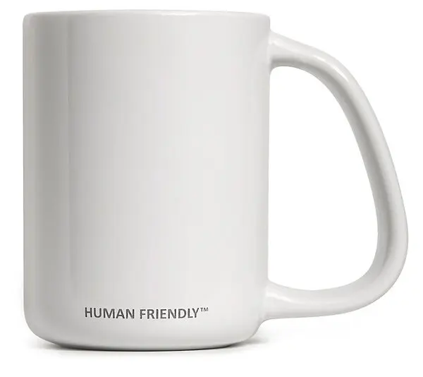 CURVD 15 Oz Mug, Sturdy Material & Wide Handle - One-color