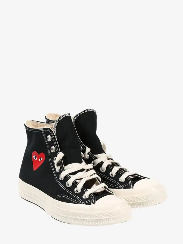 Comme Des Garçons Chuck Taylor High-top Sneakers - Black
