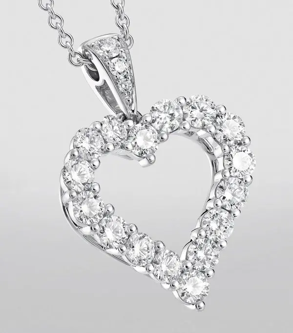 Graff Gold And Diamond Heart Necklace