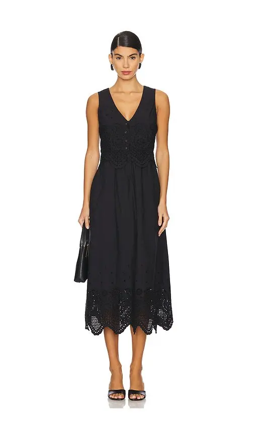 cleobella black dress Abby Mini Dress | Black main image 0