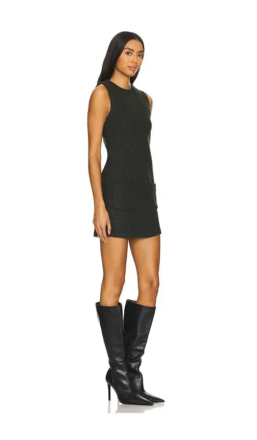 Amanda Uprichard Delia Dress - Dark Green