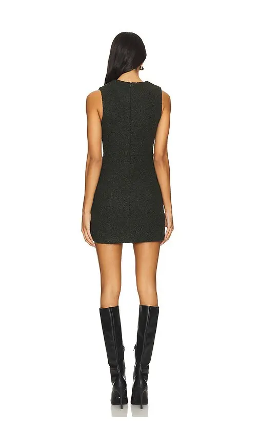 Amanda Uprichard Delia Dress - Dark Green