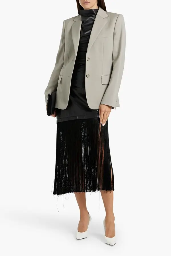 Helmut Lang Wool Blazer - Stone