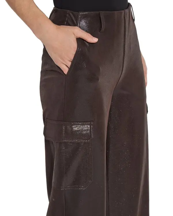 Lyssé Callie Foil Faux Suede Pants