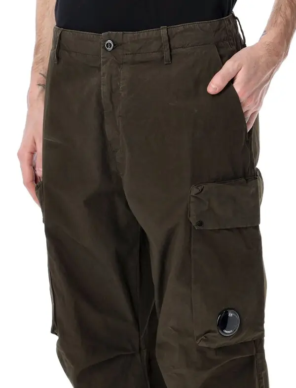 C.P. COMPANY Microreps Cargo Trousers - Dk Olive