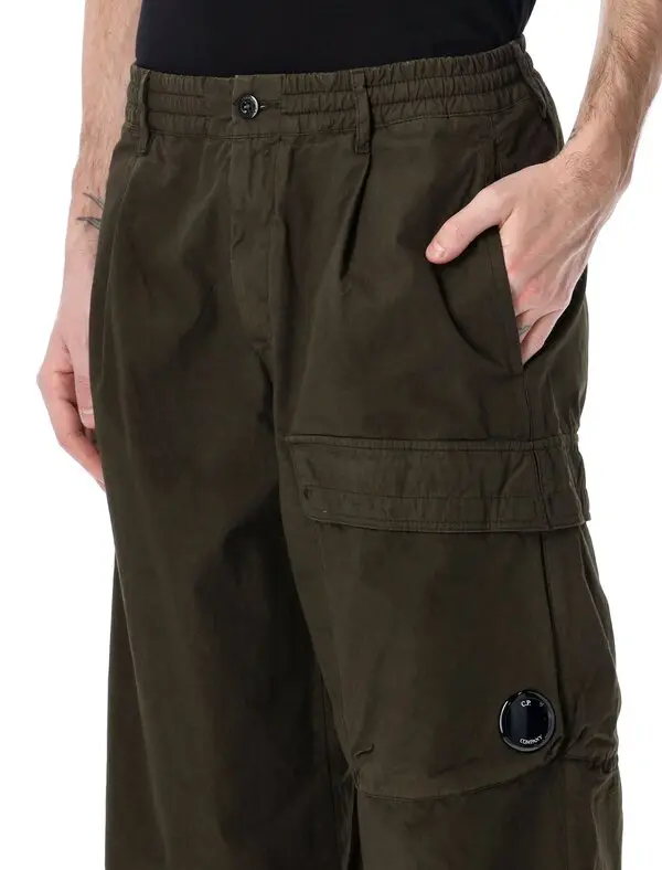 C.P. COMPANY Microreps Cargo Trousers - Dk Olive