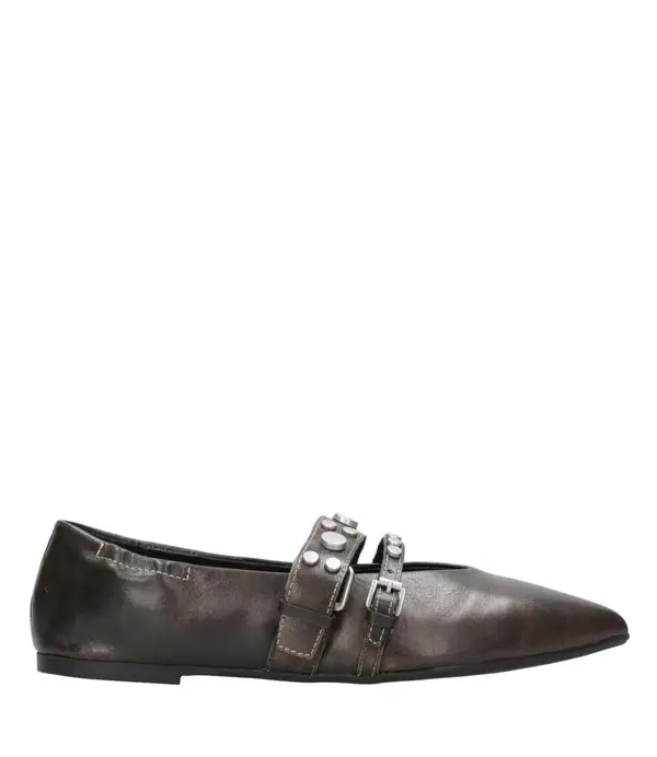 Ash Pointed Toe Leather Flat