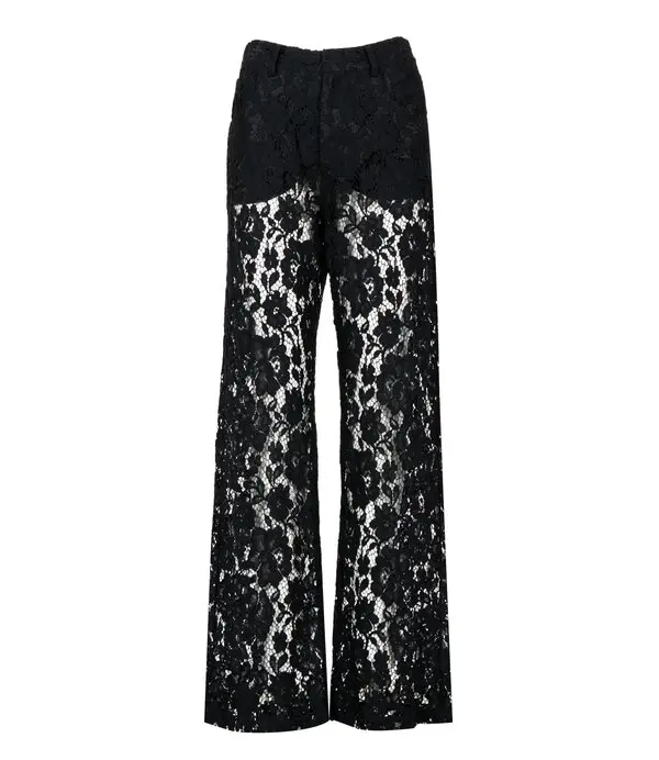Federica Tosi Faux Leather Trousers - Black
