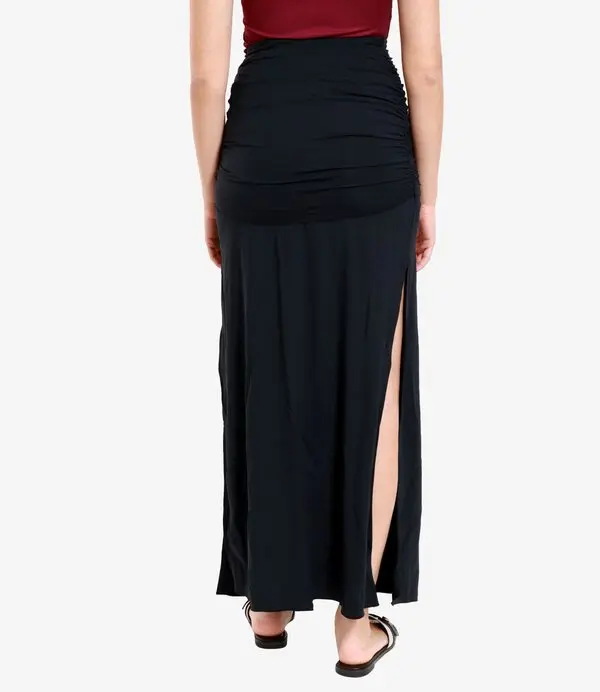 Federica Tosi Faux Leather Midi Skirt