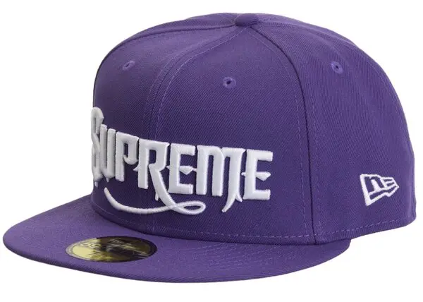 Supreme New Era Mister Cartoon 59fifty Fitted Cap - Purple