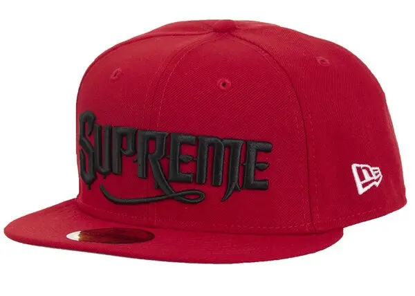 Supreme New Era Mister Cartoon 59fifty Fitted Cap - Red