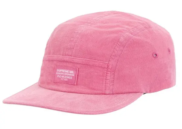 Supreme Corduroy Pocket Cap - Pink