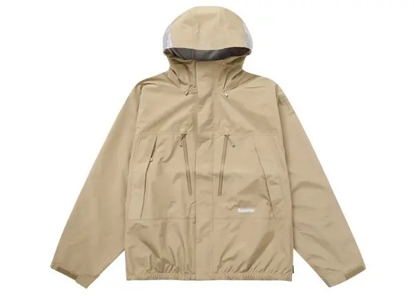 Supreme Gore-tex Taped Seam Shell Jacket - Tan