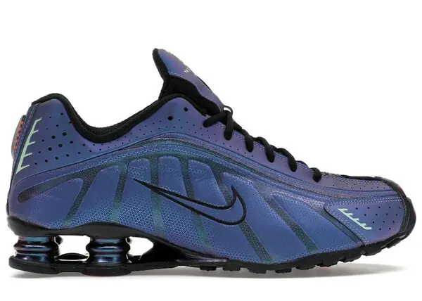 Nike Shox R4 Iridescentin Sneakers - Iridiscent/black